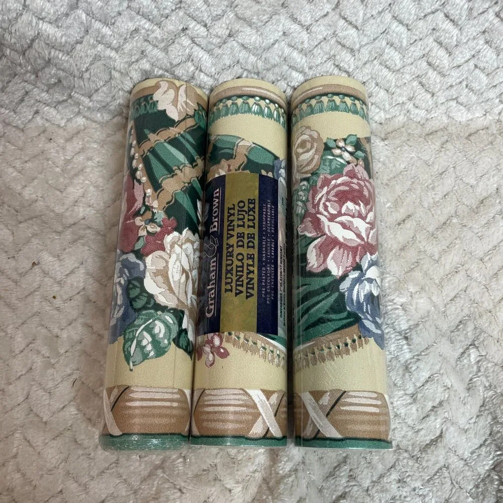 Graham & Brown | Wall Decor | Vintage Graham Brown Luxury Vinyl ...